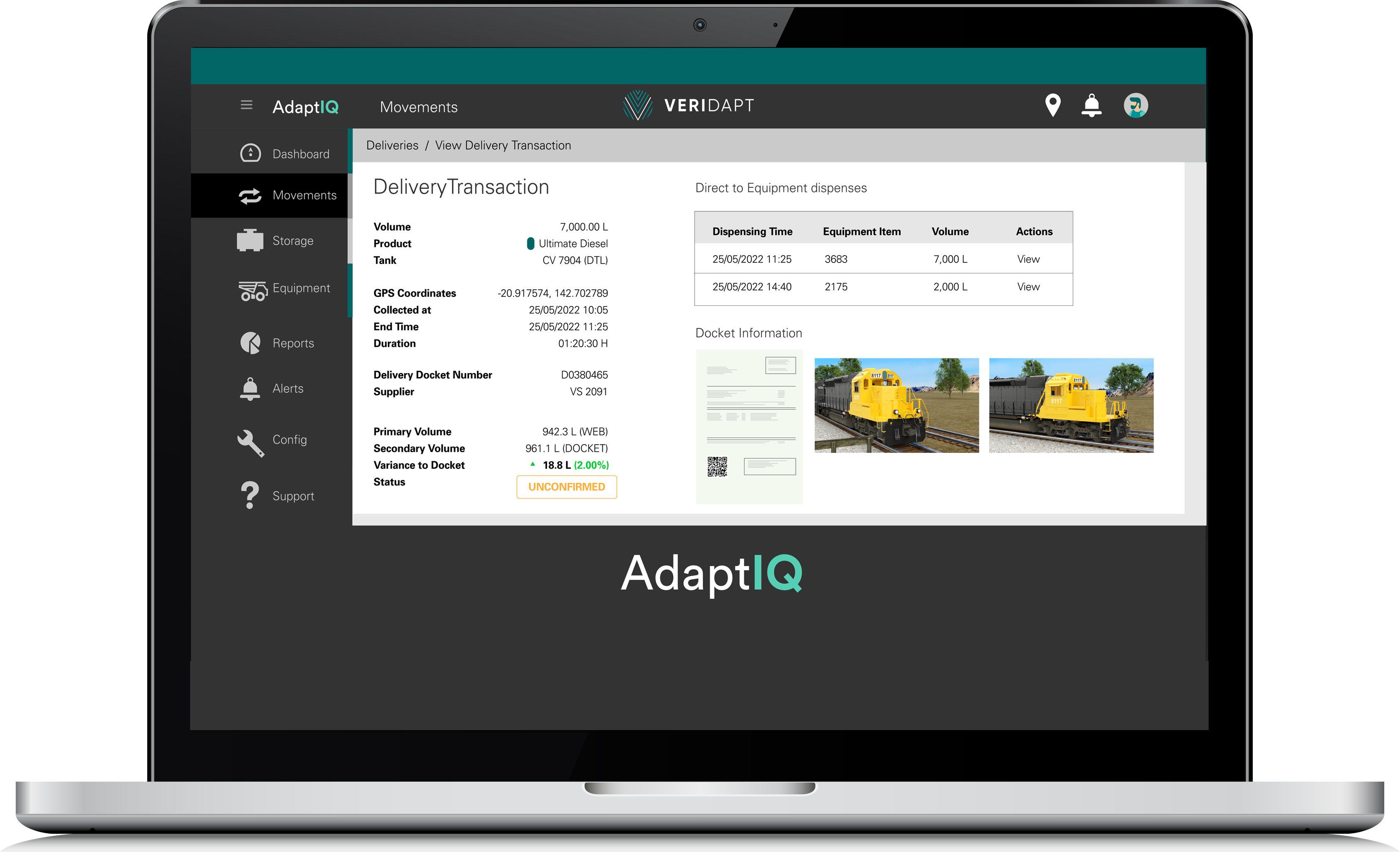Fuel Management System for Mining & Rail | Veridapt
